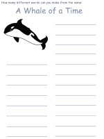 Whale Activities for Kids